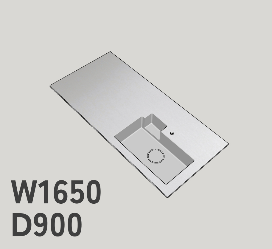 キッチン･キットIIｼﾝｸK2S16x9.ST.OP.Eｼﾝｸ+P(W760)L ekrea Parts（エクレアパーツ）オンラインショップ